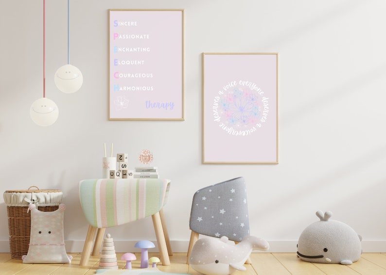 Speech Therapy Room Decor Speech Therapy Room Posters Speech Therapy ...