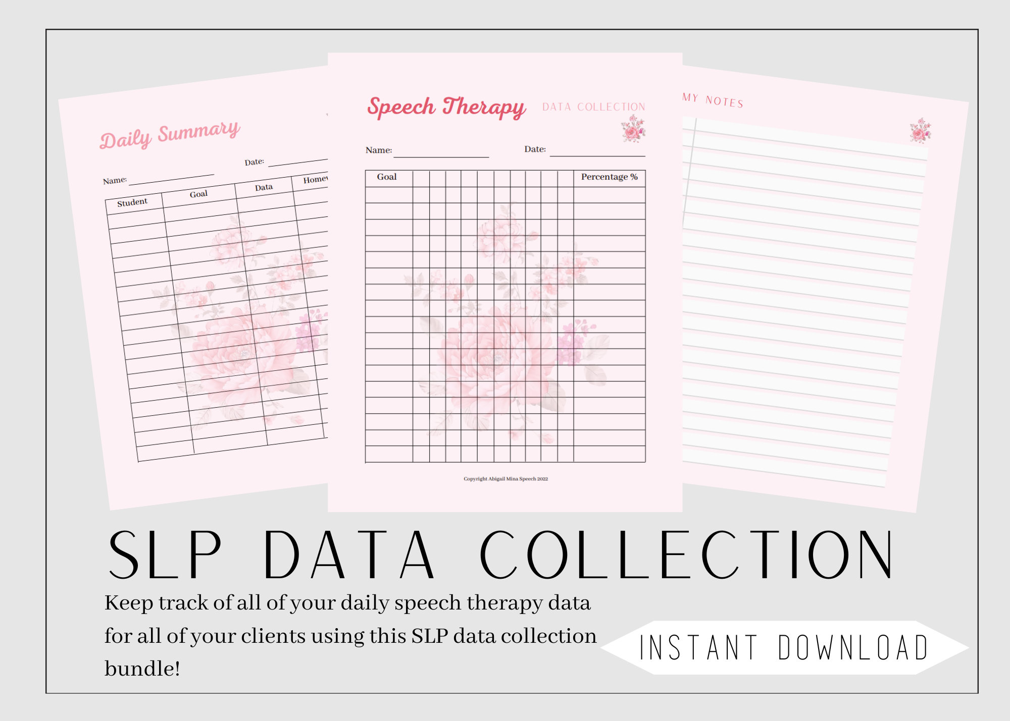 SLP Data Sheet Speech Therapy Data Collection Speech Therapy - Etsy ...