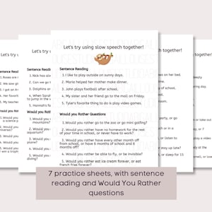 Stuttering Strategies Speech Therapy Materials Stuttering Speech ...