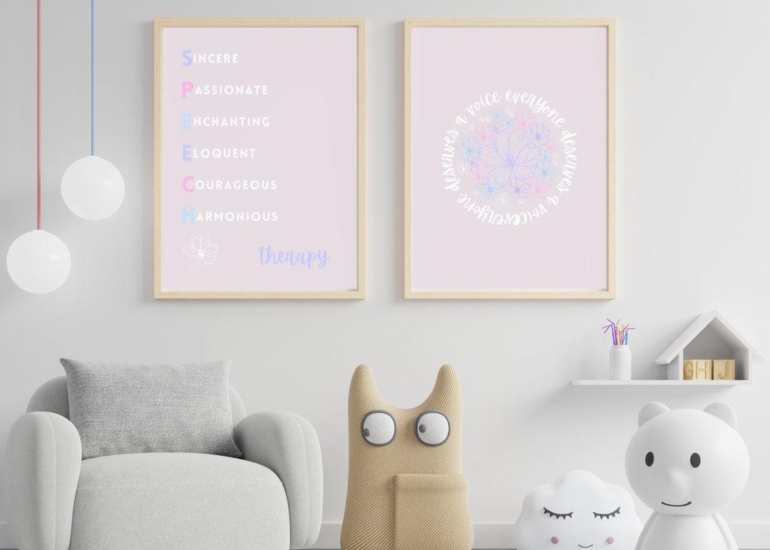Speech Therapy Room Decor Speech Therapy Room Posters Speech Therapy ...
