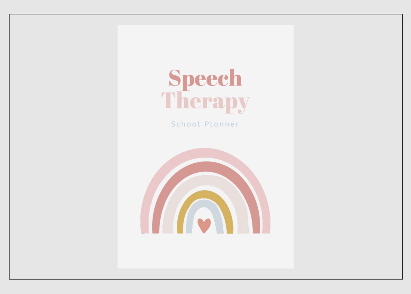 School Digital Planner SLP School Planner Organizer Speech - Etsy