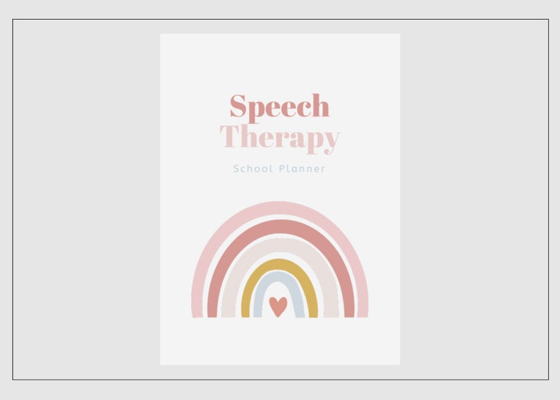 School Digital Planner SLP School Planner Organizer Speech - Etsy