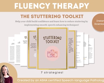 Fluency Strategies for Kids Speech Therapy Materials for Fluency Speech ...