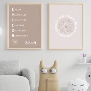 Speech Therapy Room Decor SLP Room Wall Art Printable Speech Therapy ...