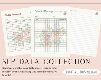Slp Data Collection Sheet - Etsy