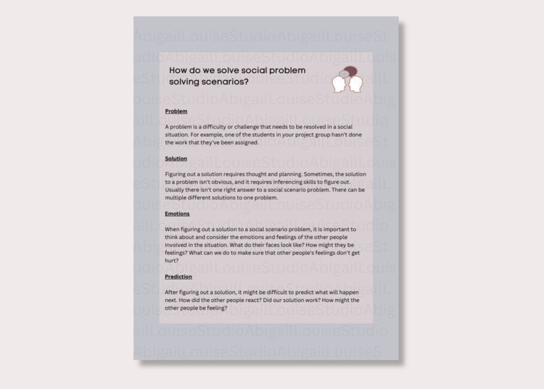 Social Language Pragmatics Therapy High School Social Problem Solving ...