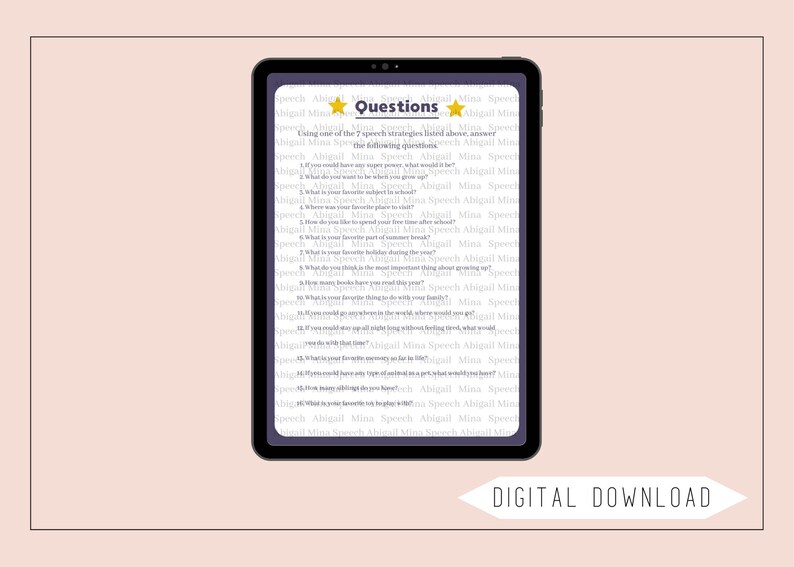 Stuttering Activity Fluency Activity for Kids Speech Therapy - Etsy