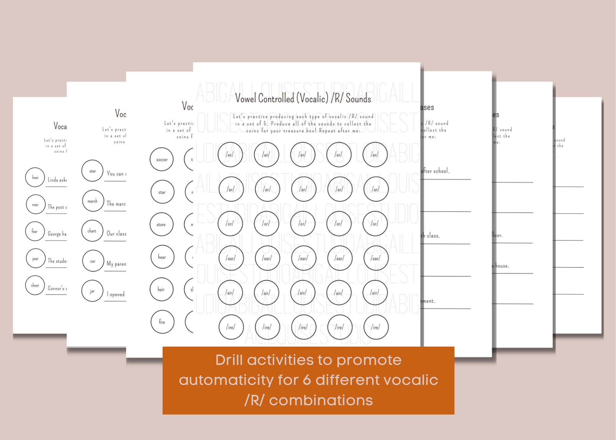 Speech Therapy Materials for School SLP Articulation Activities for ...