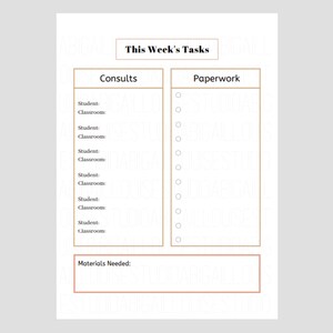 SLP Data Sheets SLP Data Notebook SLP Data Sheet Speech Pathology Data ...