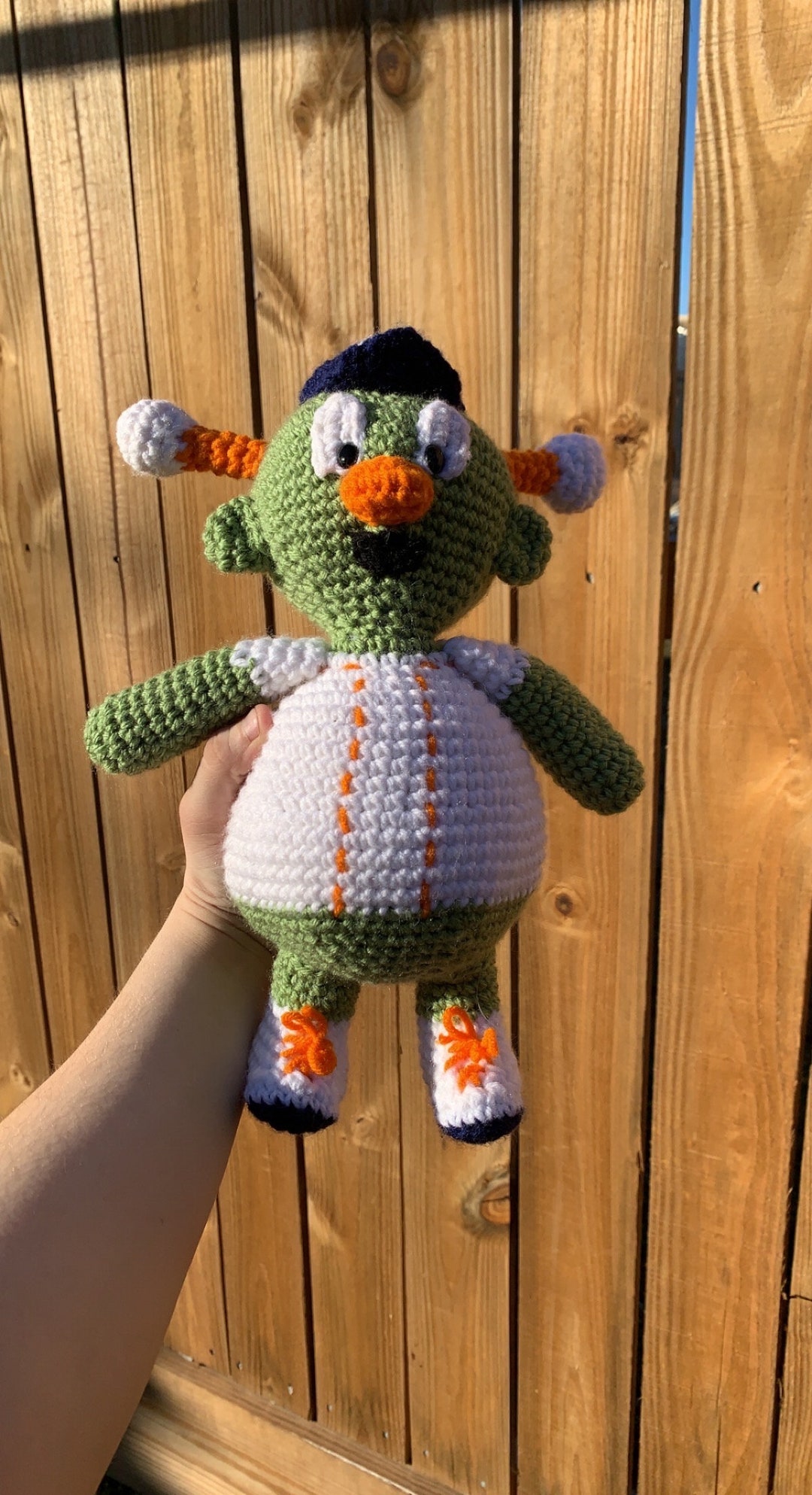 Crochet Orbit the Astros Mascot Plushie - Etsy