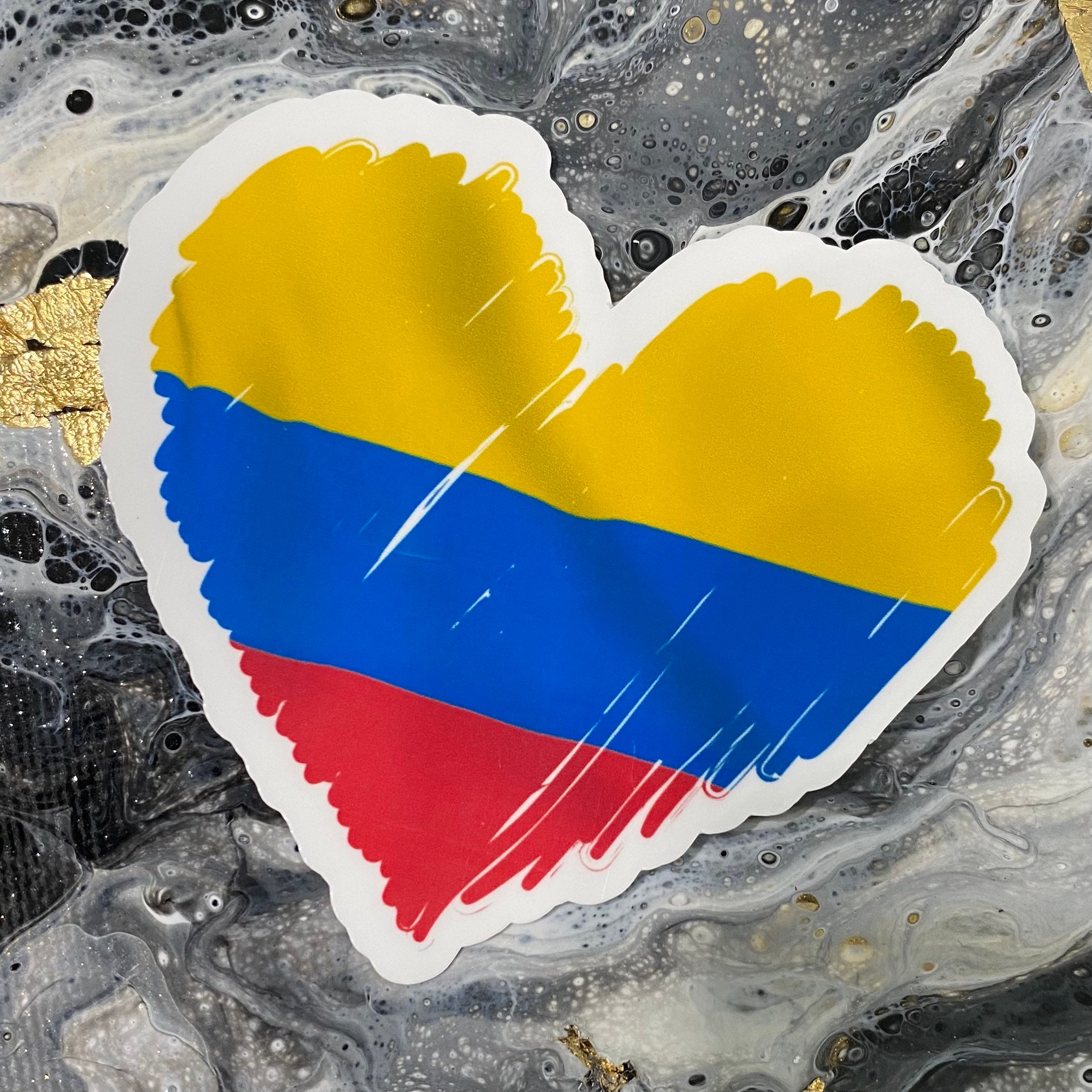 Colombia Sticker Colombian Flag Sticker Hydroflask Sticker | Etsy