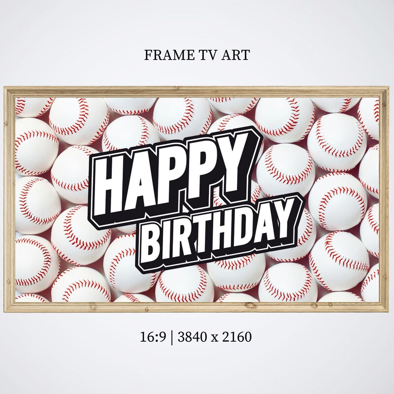 Tv Art Baseball - Etsy