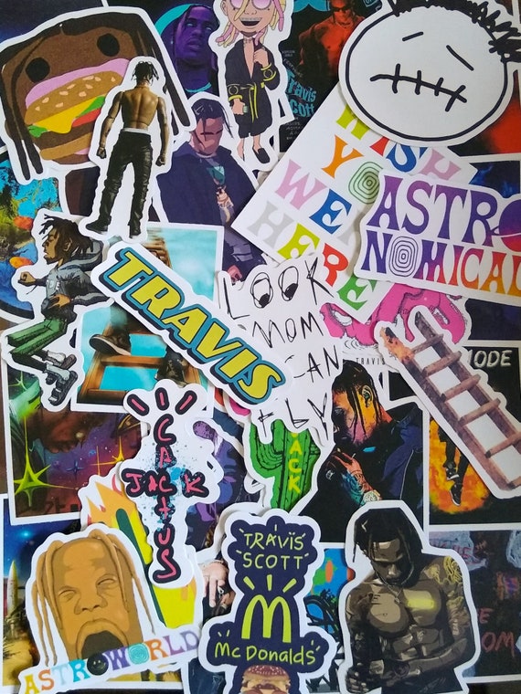 Travis Scott Astroworld Matte Vinyl Waterproof Stickers - Etsy