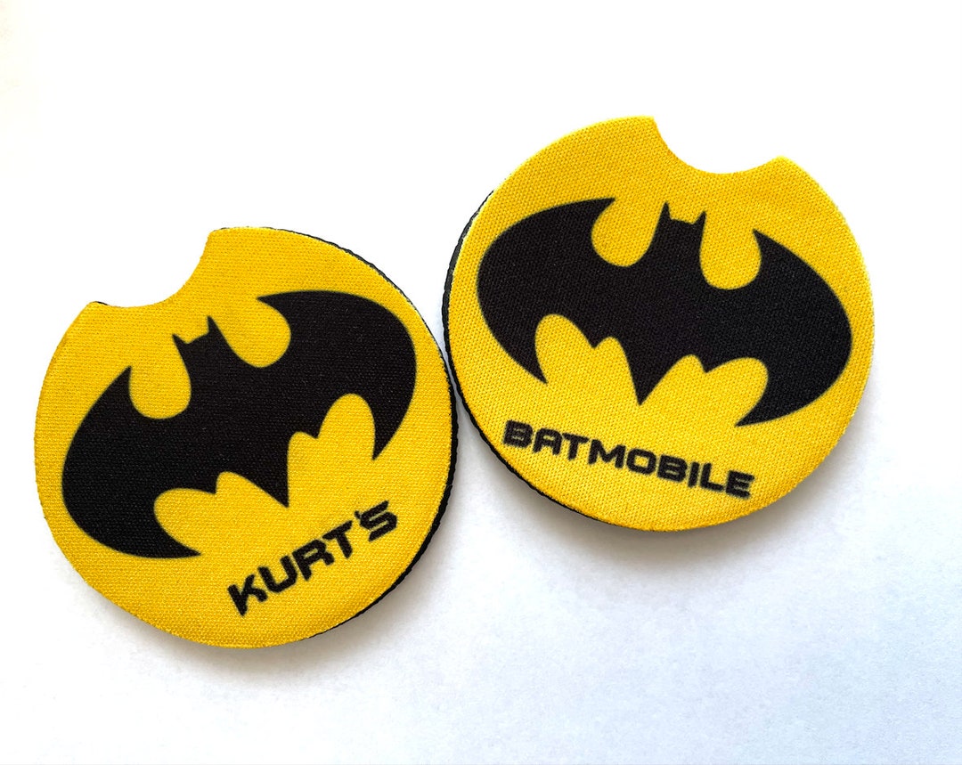 Batmobile Car Coasters Superhero Coasters Custom Car Coasters Super ...