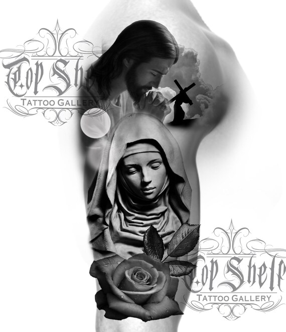Realistic religious tattoos - Bronctattooaus.com