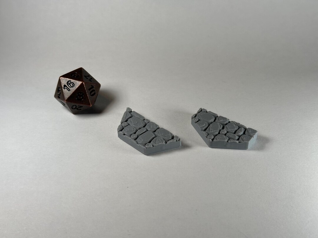 Halves Set Hexagon Cobblestone Maghex Tile - Etsy