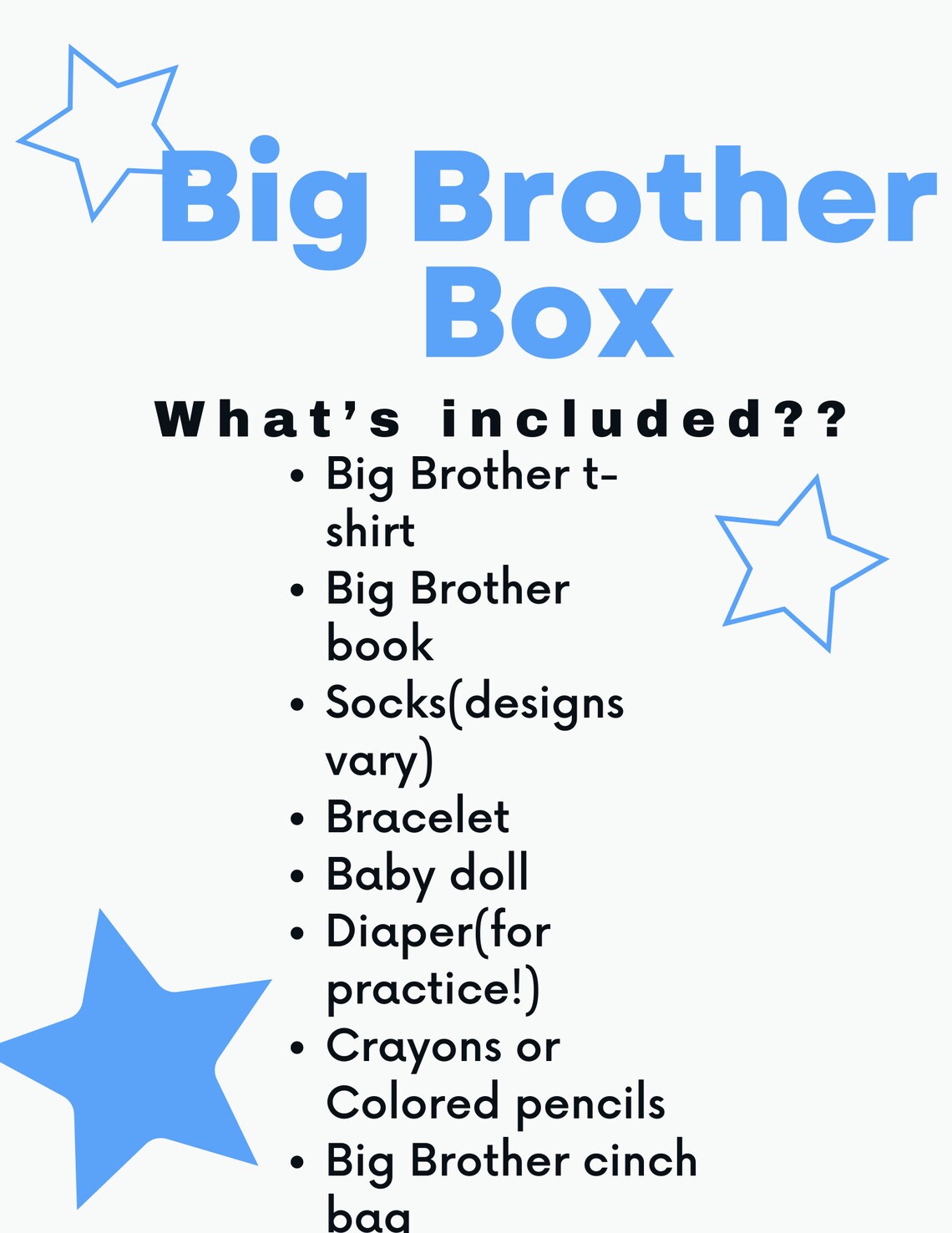 Big Brother Box - Etsy