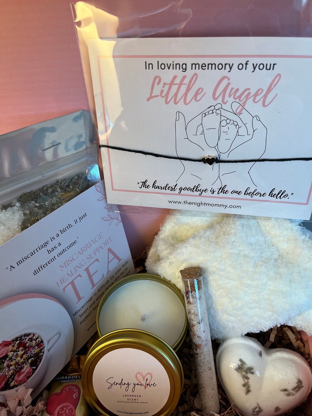Miscarriage,pregnancy Loss Care Package;sympathy Gift Box;miscarriage ...