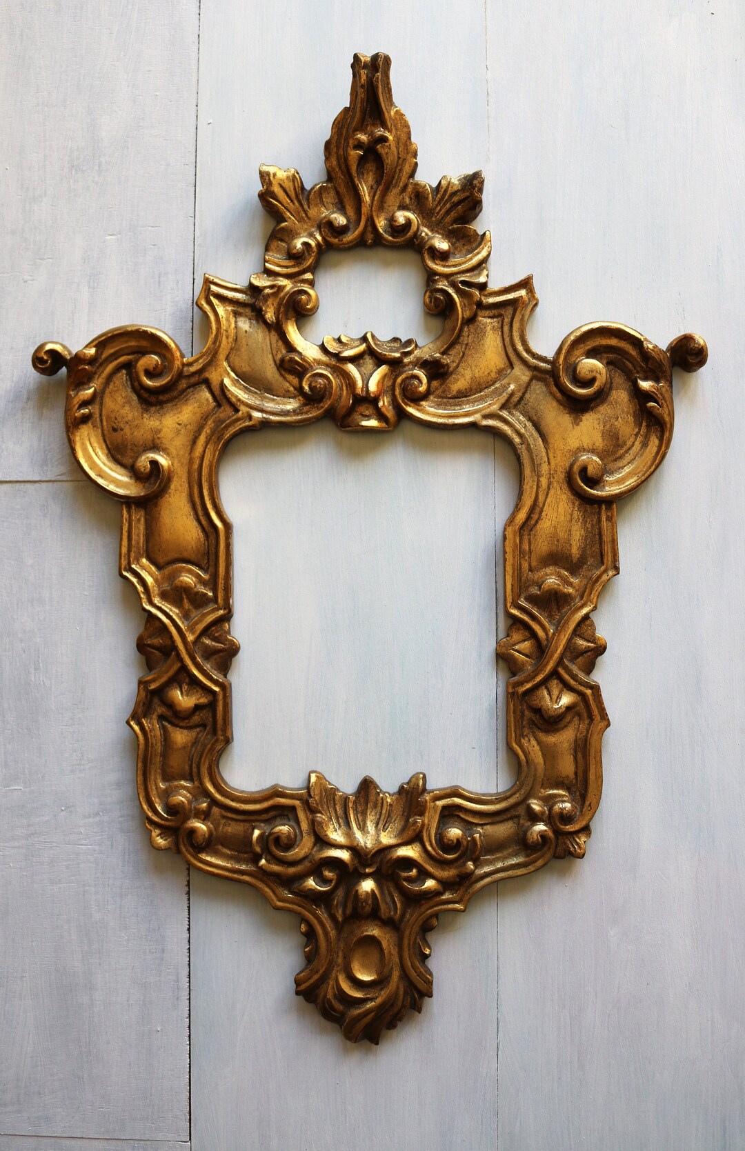 Gilded Wall Frame in Wood, Decoration Object - Etsy