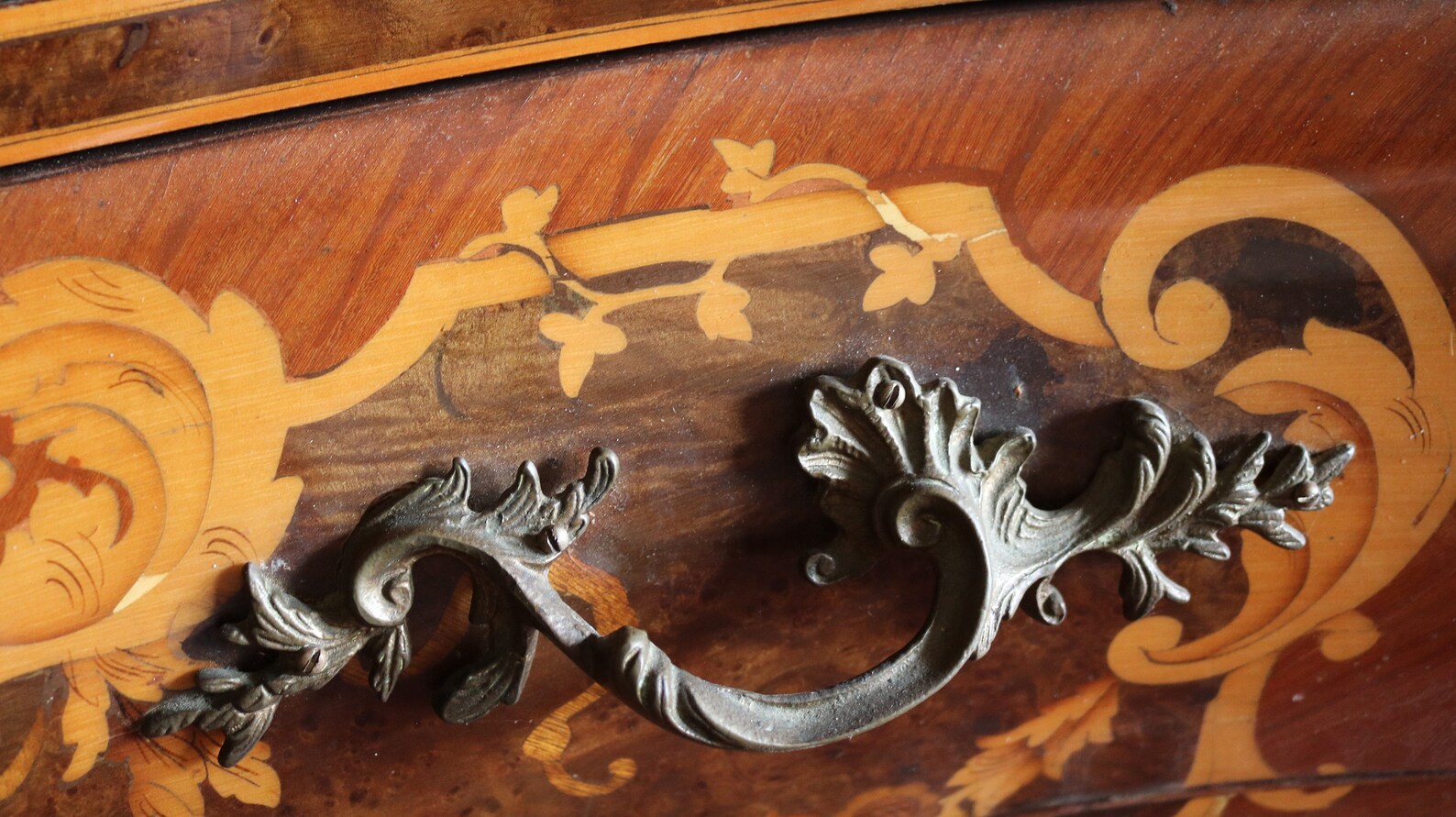 Baroque Inlaid Trumeau, 1960s - Etsy