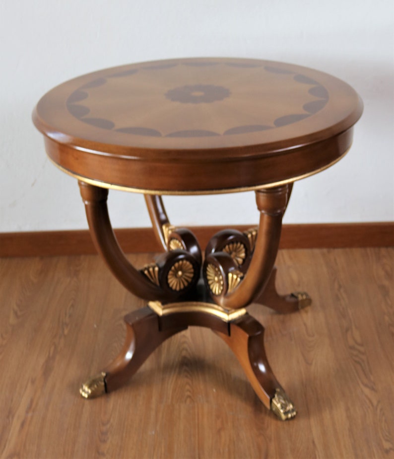Round Coffee Table Reproduction of Turin - Etsy