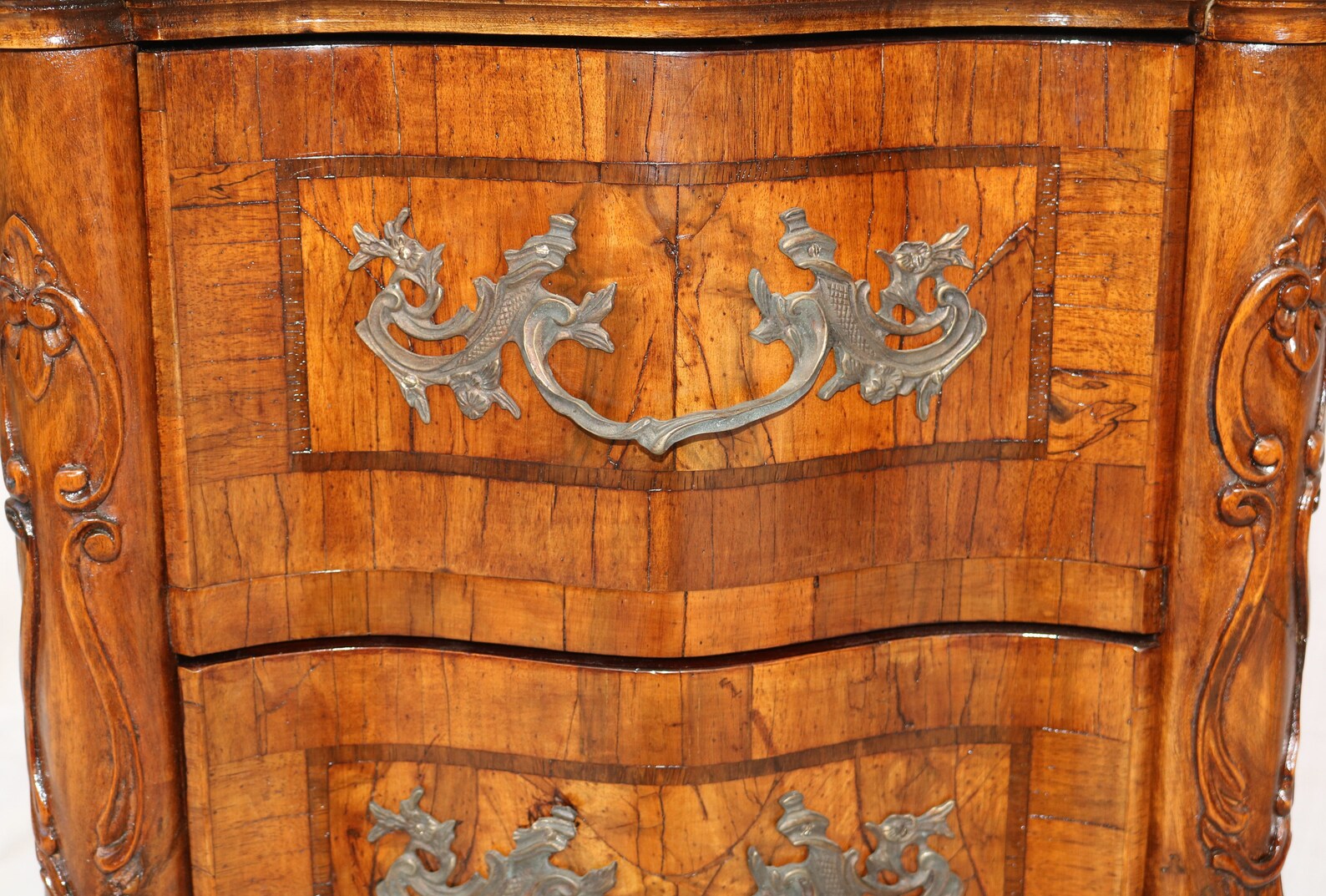 Chippendale Bedside Tables in Wood 1970s, Set of 2 - Etsy