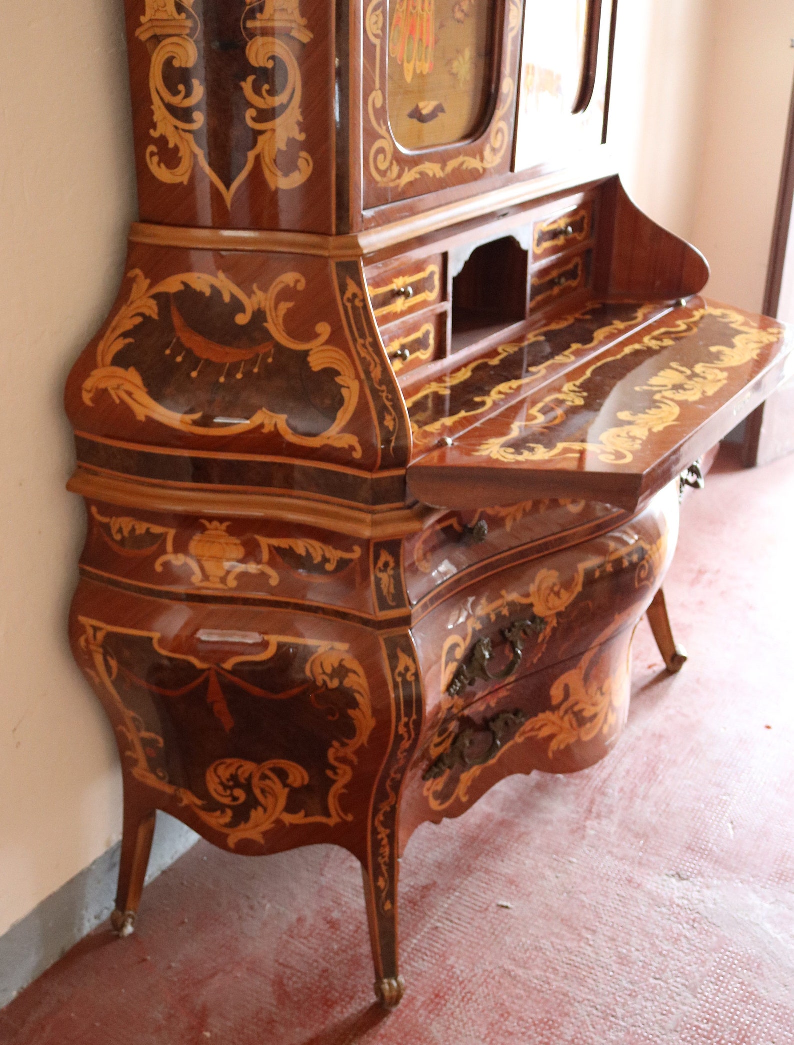 Baroque Inlaid Trumeau, 1960s - Etsy