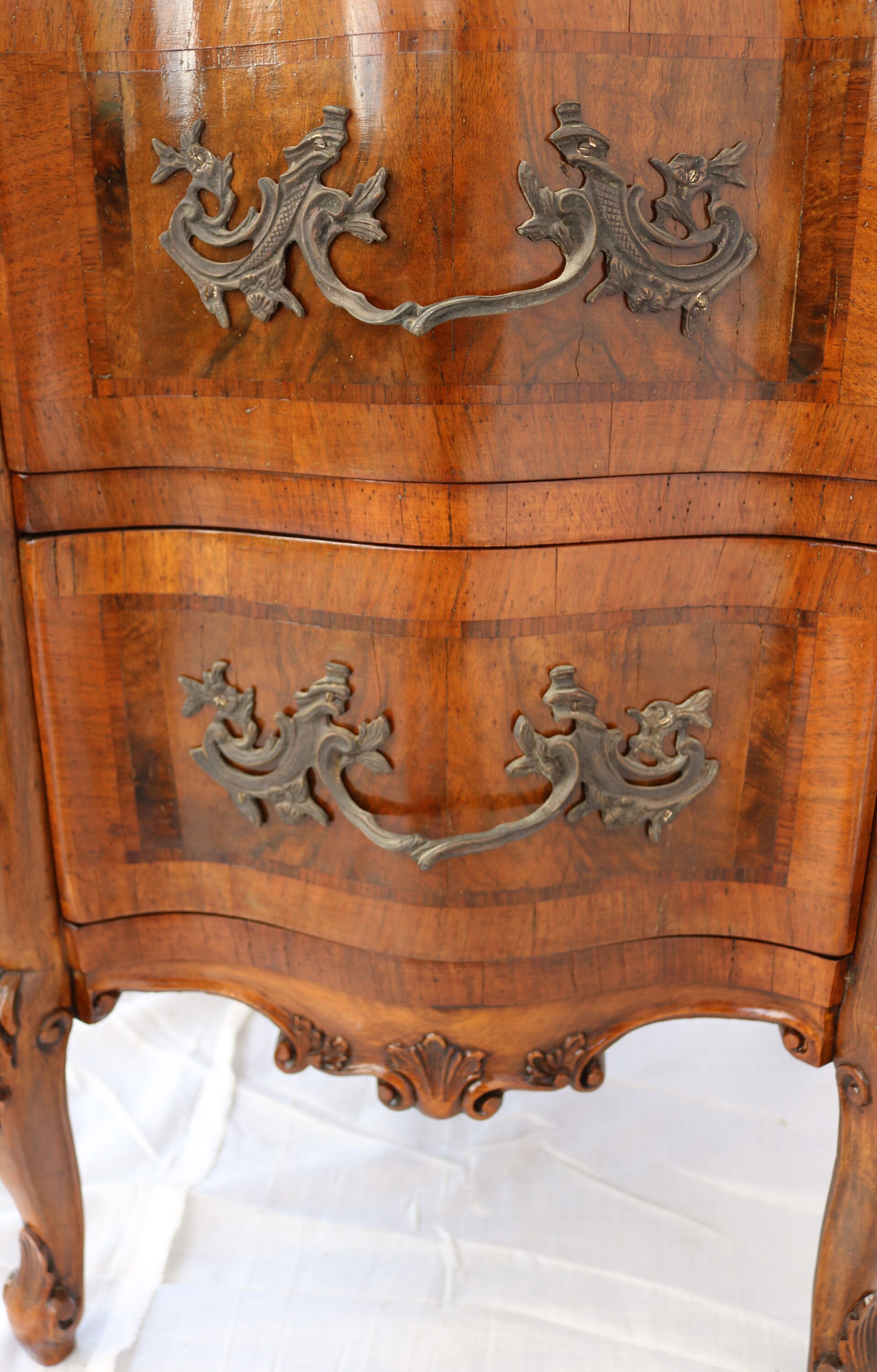 Chippendale Bedside Tables in Wood 1970s, Set of 2 - Etsy