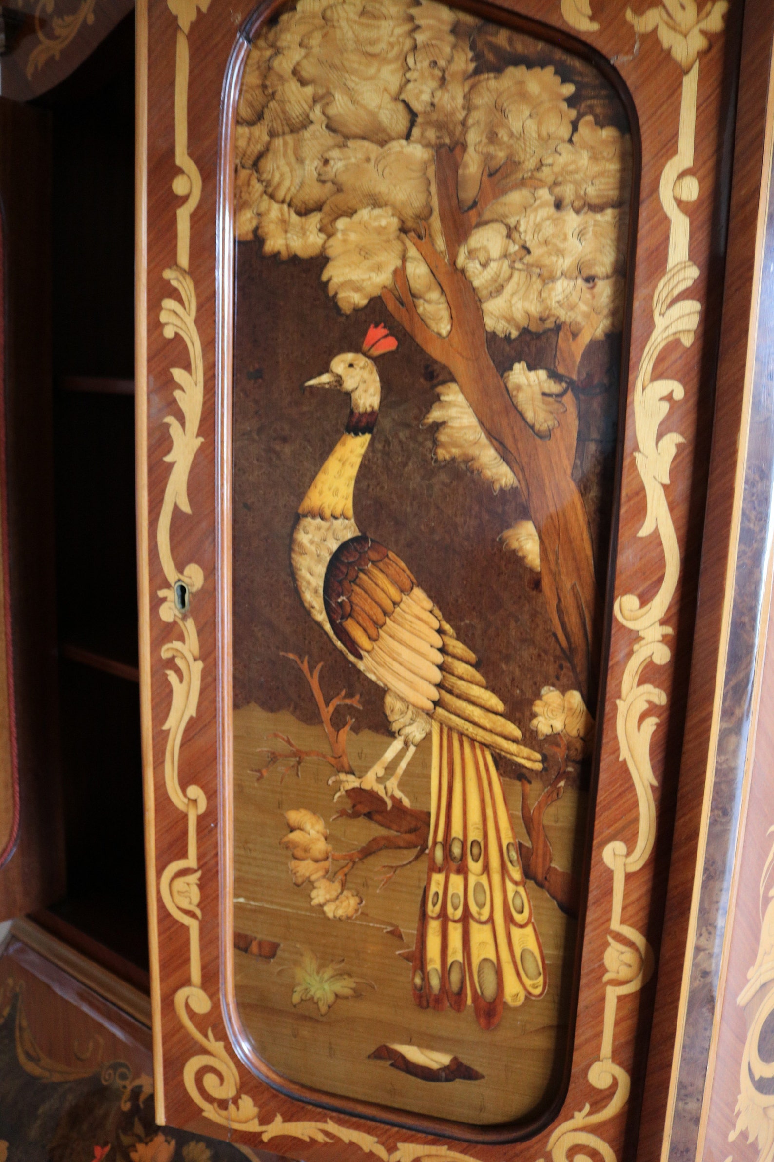 Baroque Inlaid Trumeau, 1960s - Etsy