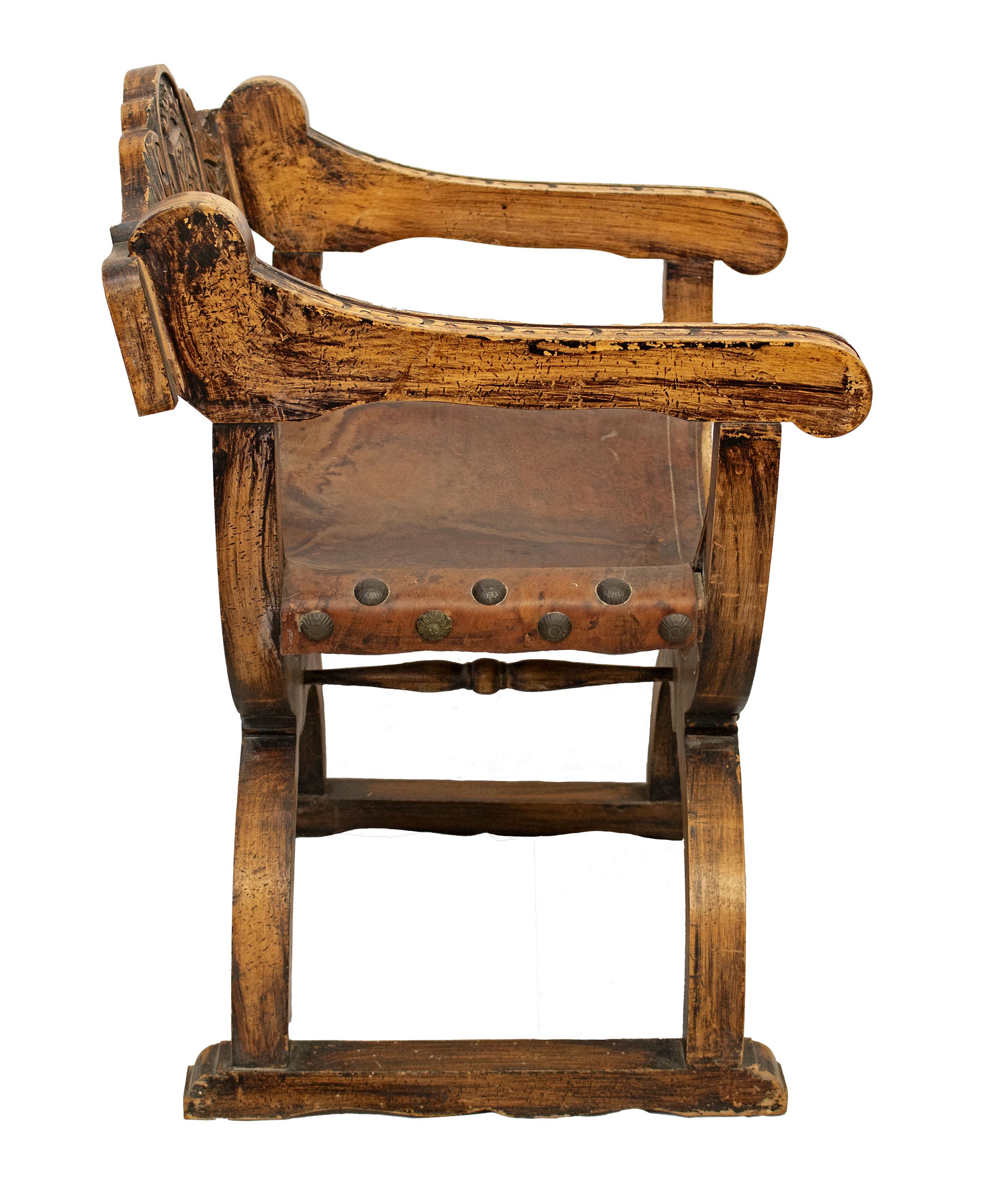 Renaissance Savonarola Armchair, 1960s - Etsy