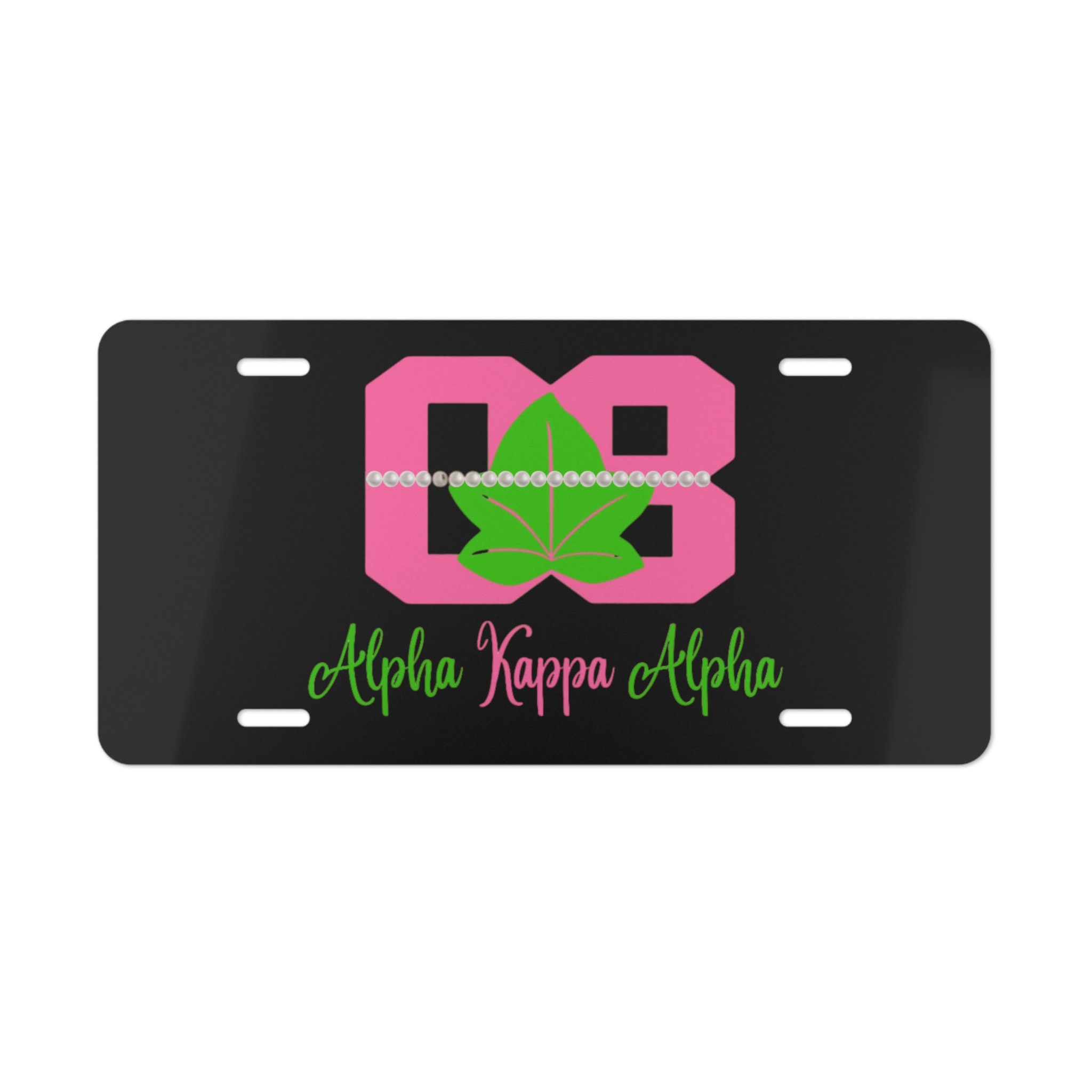 Alpha Kappa Alpha Vanity Plate - Etsy