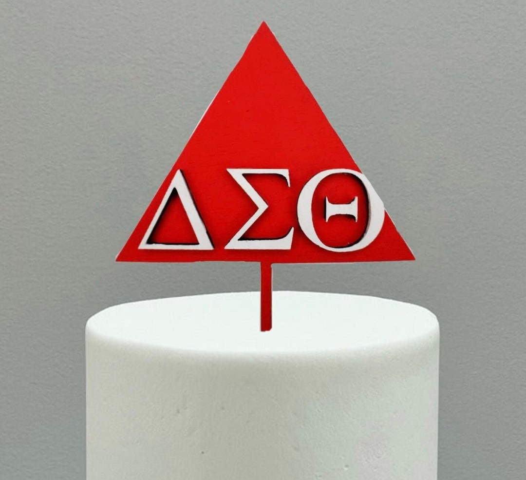 Delta Sigma Theta Cake Topper - Etsy