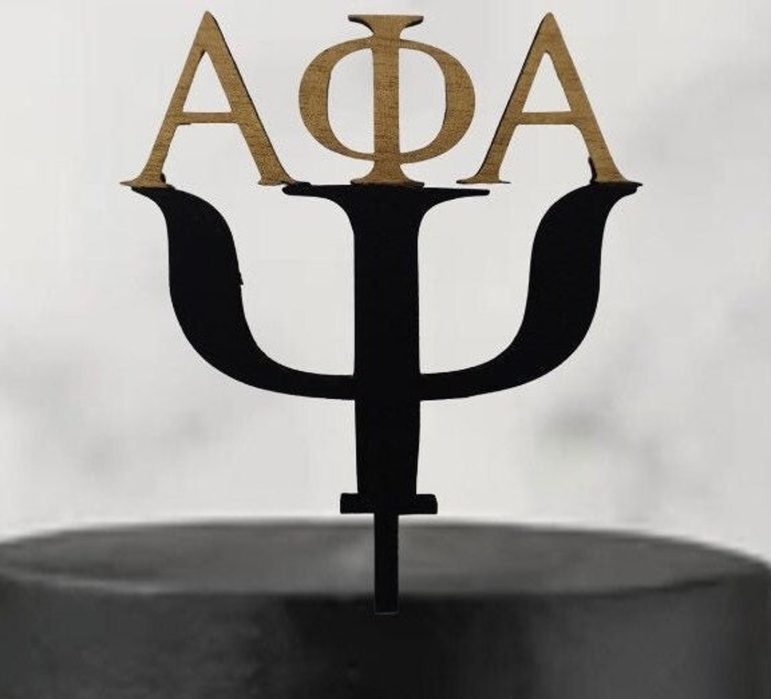 Alpha Phi Alpha Cake Topper - Alpha Cake Topper - Etsy