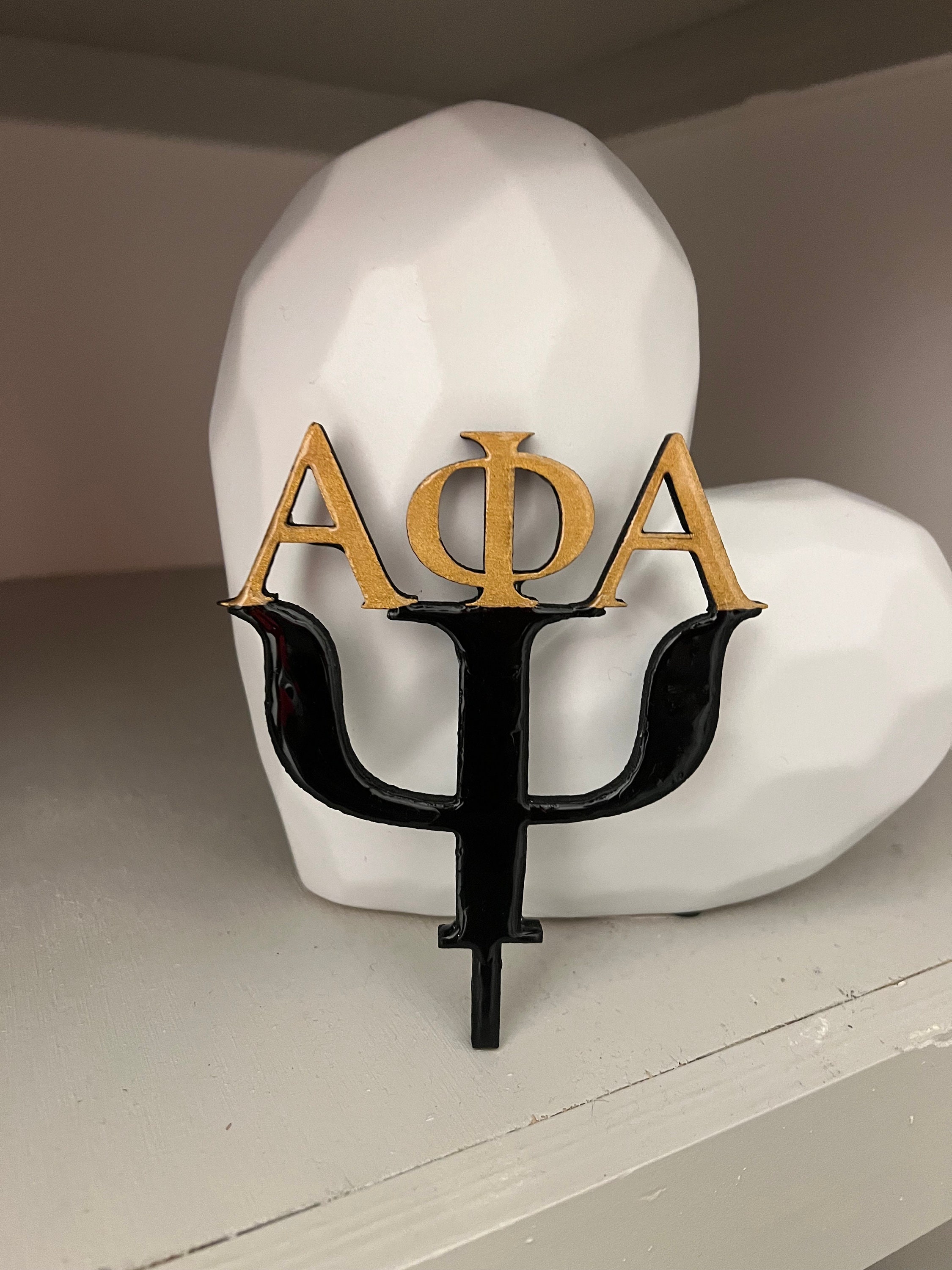 Alpha Phi Alpha Cake Topper - Alpha Cake Topper - Etsy