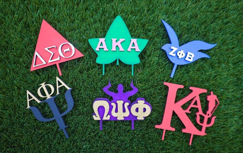 Omega Psi Phi Cake Topper - Que Dog Cake Topper - Etsy