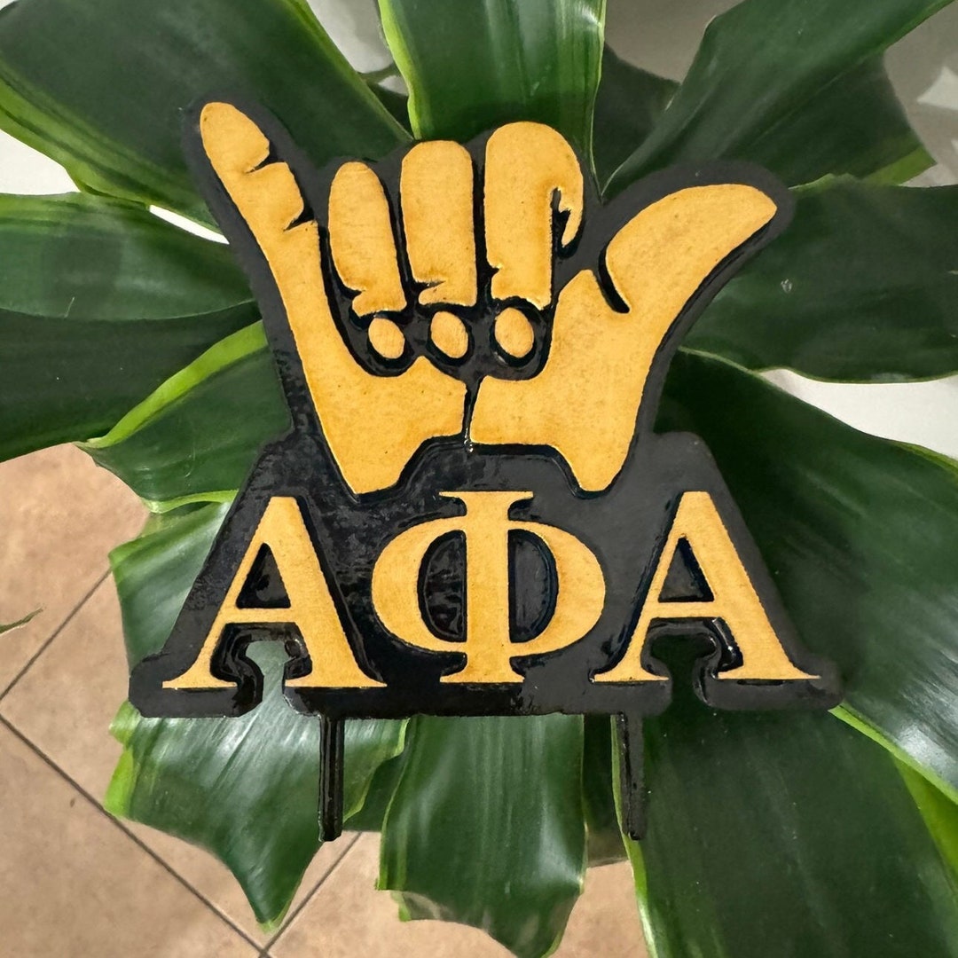 Alpha Phi Alpha Cake Topper - Etsy