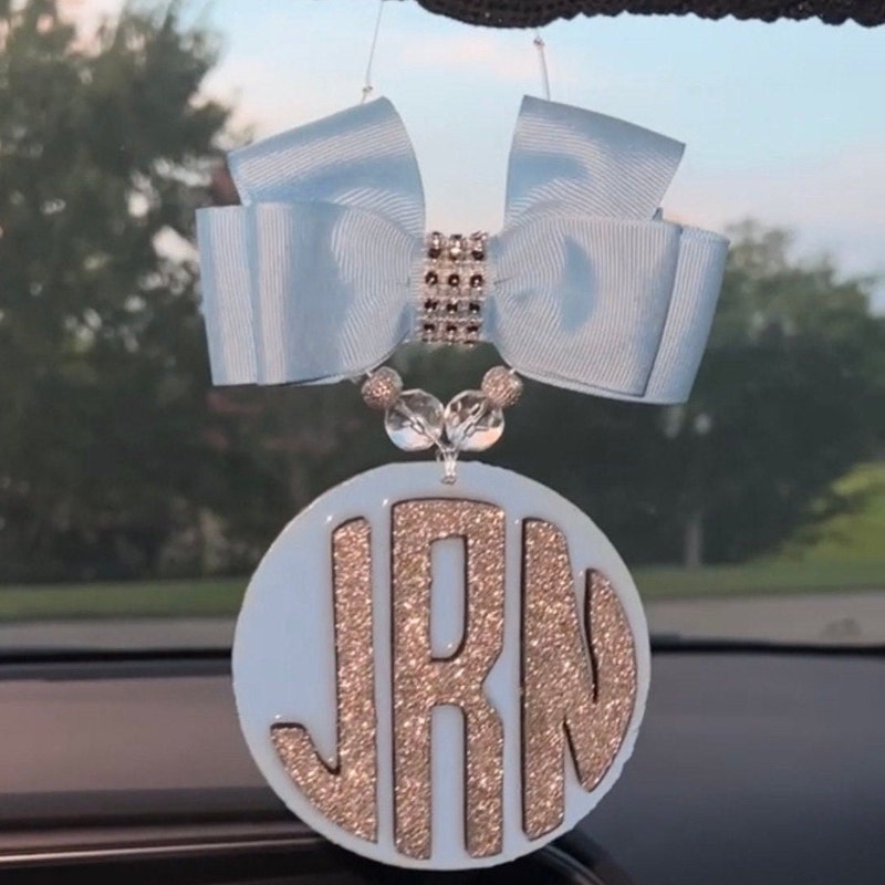 Monogram Car - Etsy