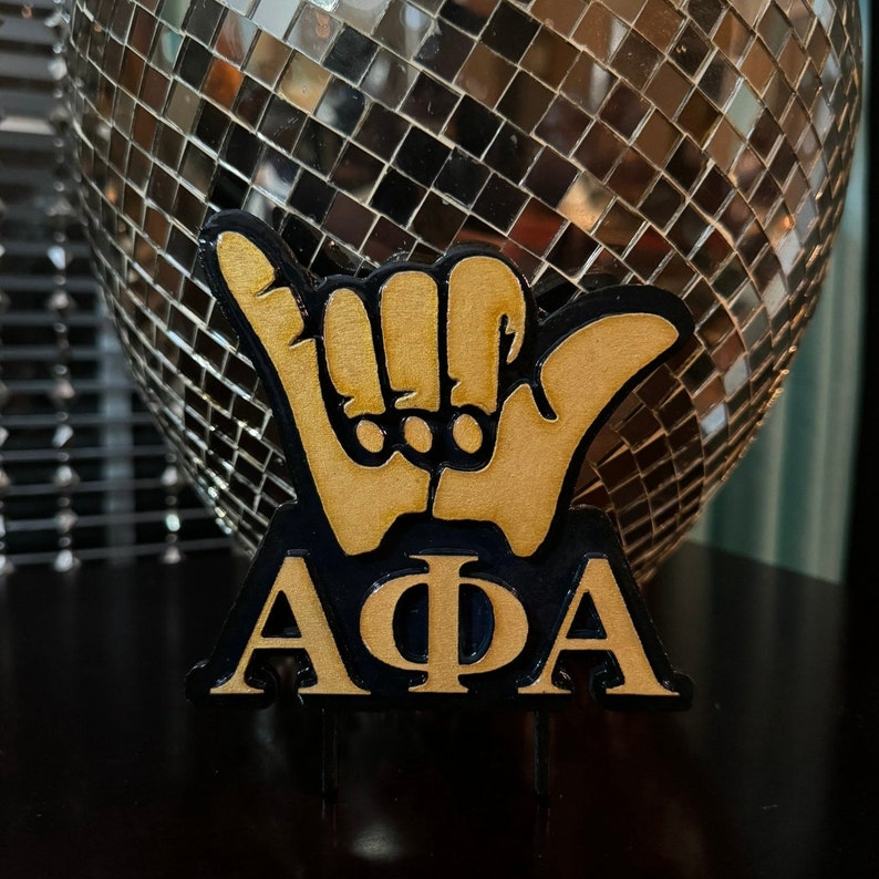 Alpha Phi Alpha Cake Topper - Etsy