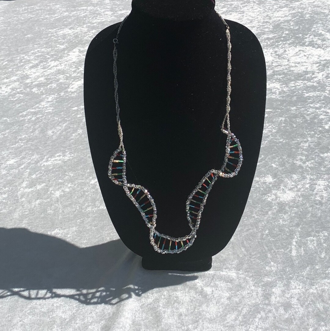 DNA Necklace, Science Gift, DNA Jewelry, Unique Gifts, Double Helix ...