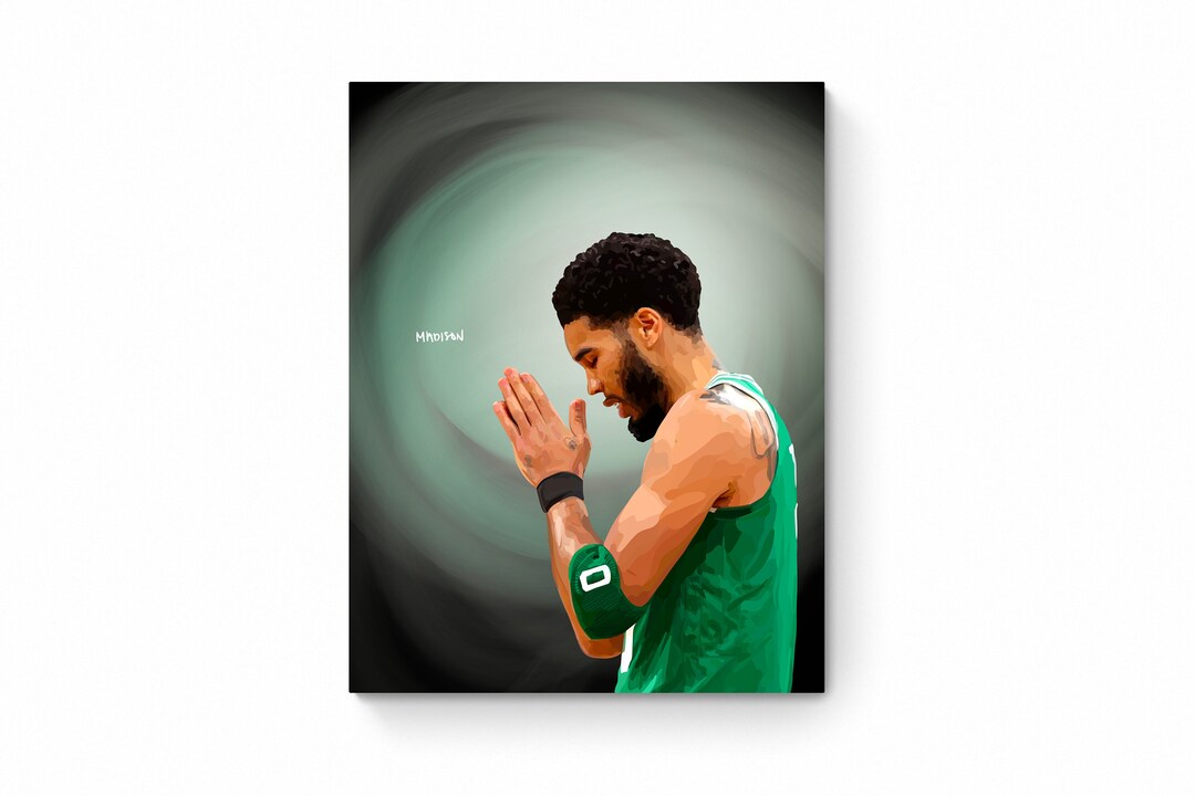 Prayer Hands Jason Tatum Painting Print - Etsy