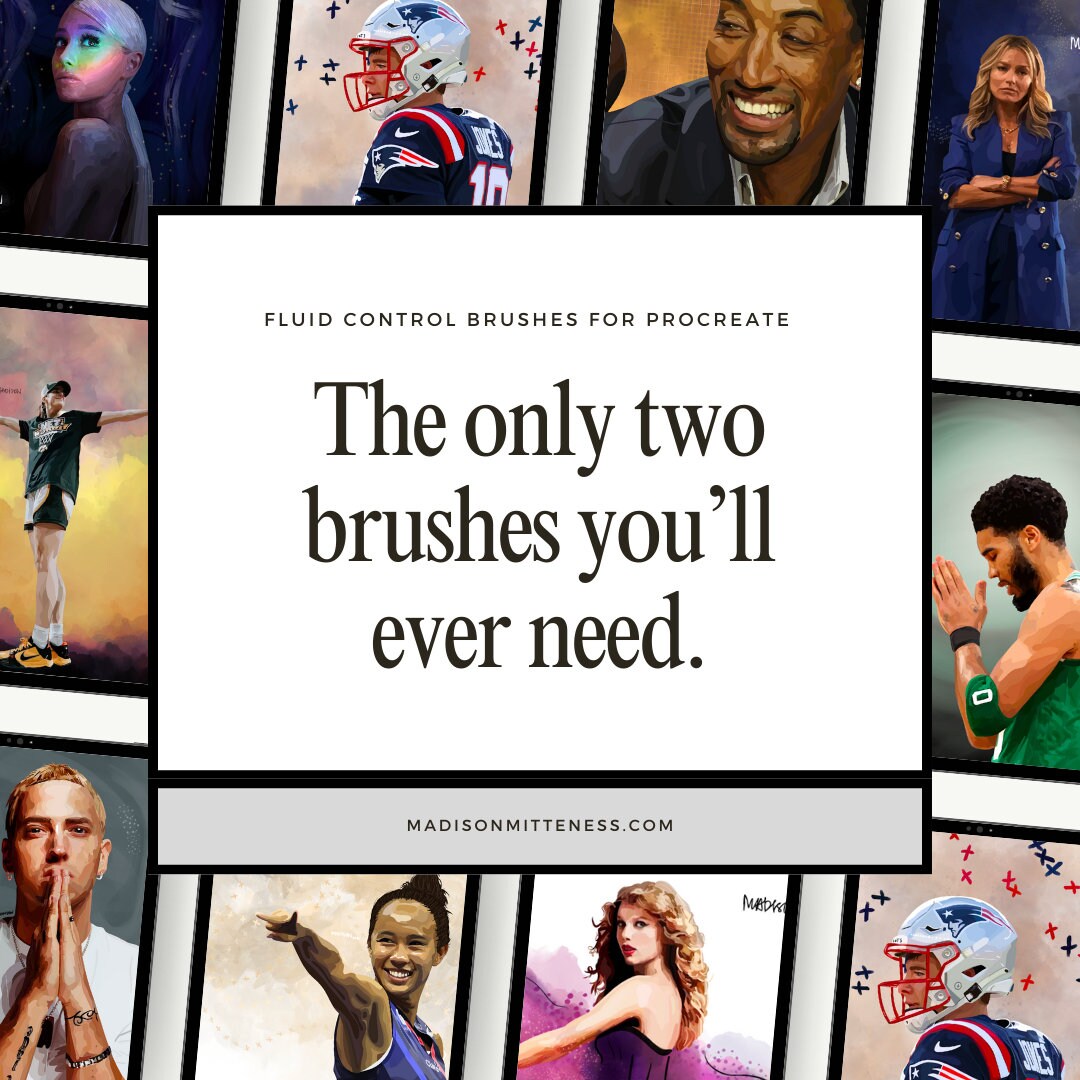 Fluid Control Procreate Brushes - the Only Two Brushes You'll Ever Need - Etsy