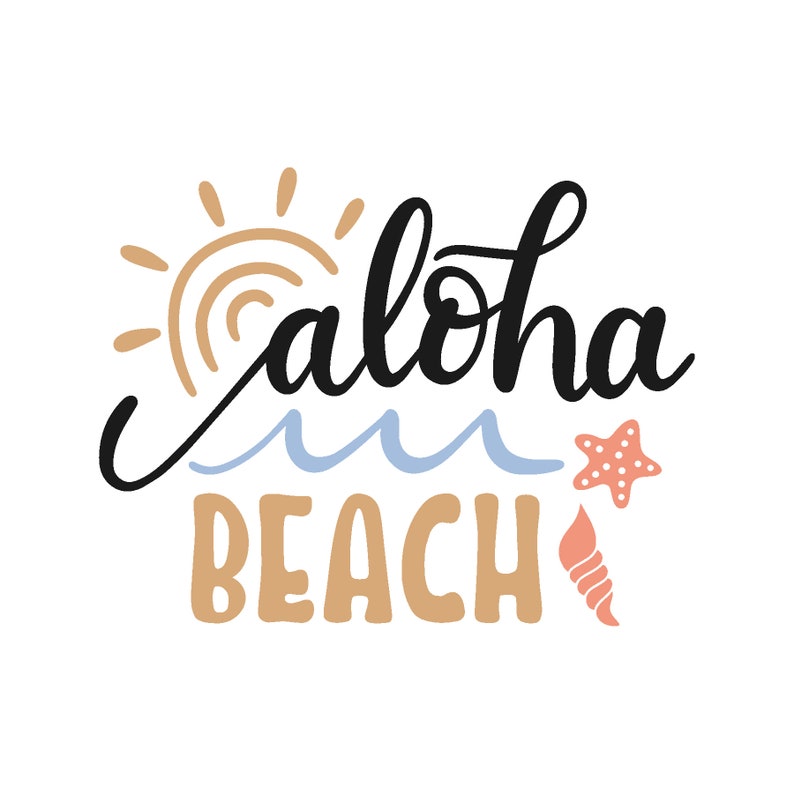 Aloha Beach - Ready to Use Image - Etsy