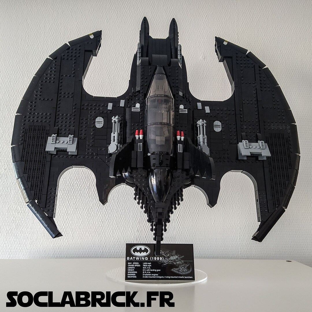 Lego Base 76161 - Batwing 1989 - Support - Display Stand - Made in ...