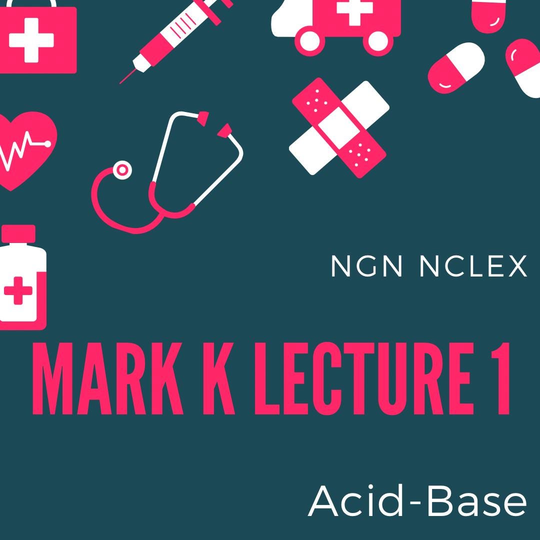 MARK KLIMEK (MARK K) Lecture 1 Acid-base - Etsy
