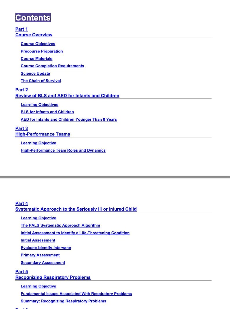 NEW 2025 PALS Provider Manual PDF Digital Download - Etsy New Zealand