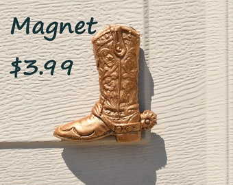 Cowboy Cowgirl Boot Magnet Western Rodeo Ranch Country - Etsy
