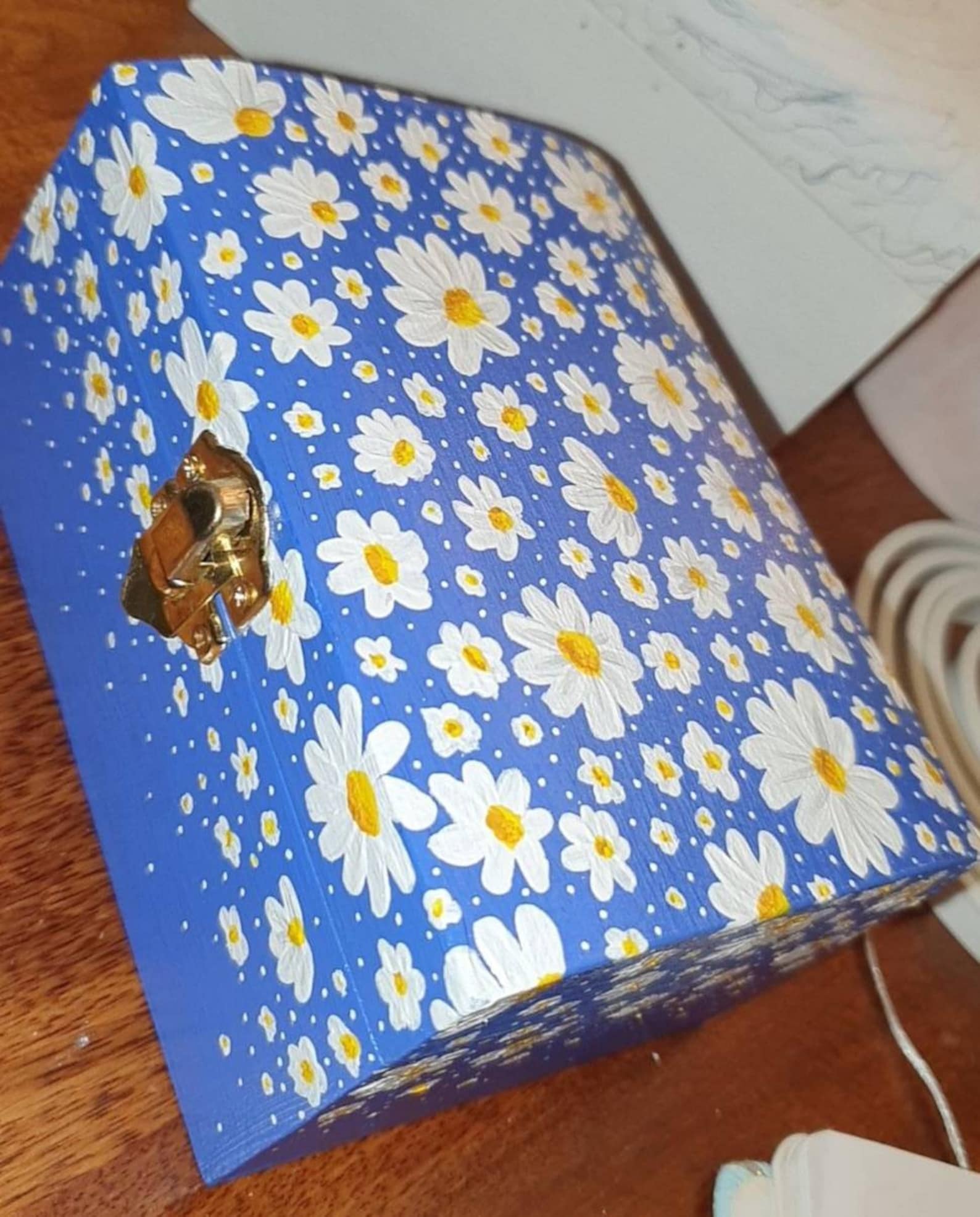 Custom Painted Wooden Boxes - Etsy