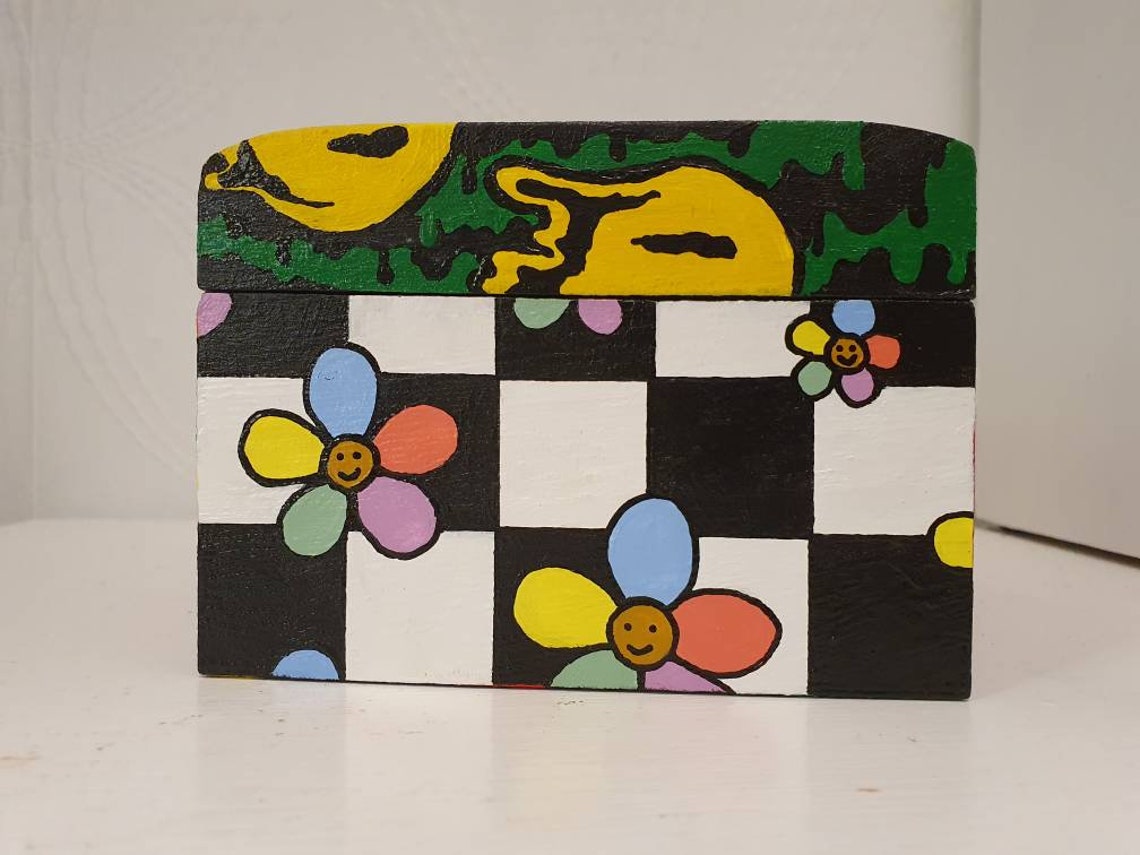 Custom Painted Wooden Boxes - Etsy