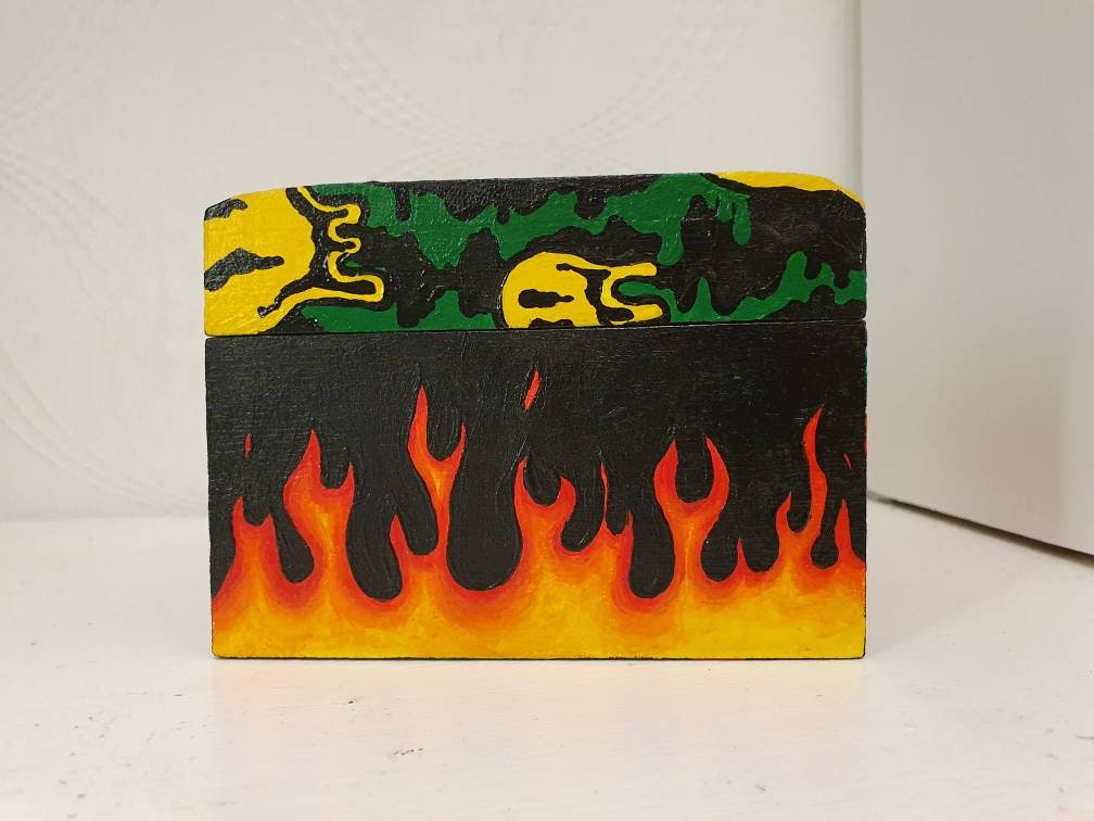 Custom Painted Wooden Boxes - Etsy