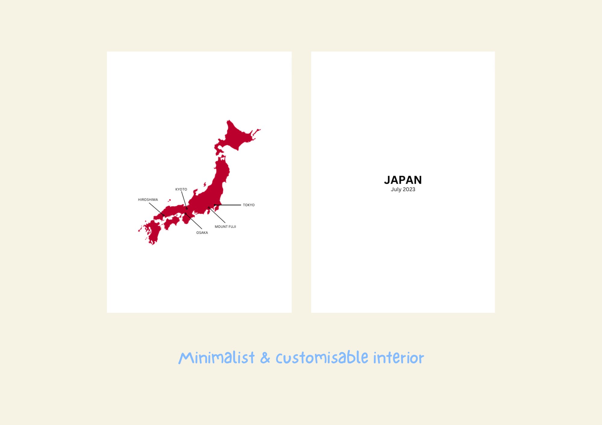 Japan Canva Travel Coffee Table Book Template • Photo Book • Travel ...